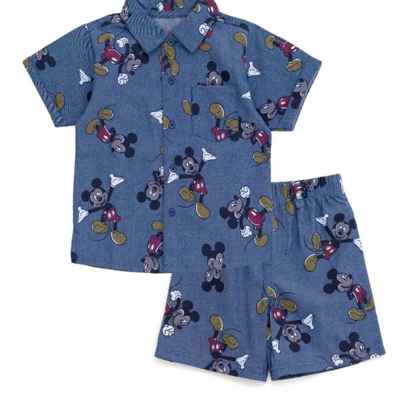 Disney | Matching Sets | Disney Mickey Mouse Kids 4t Matching Set Blue ...